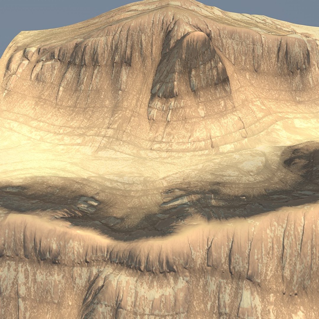 Canyon Maps Terrain 3d Obj