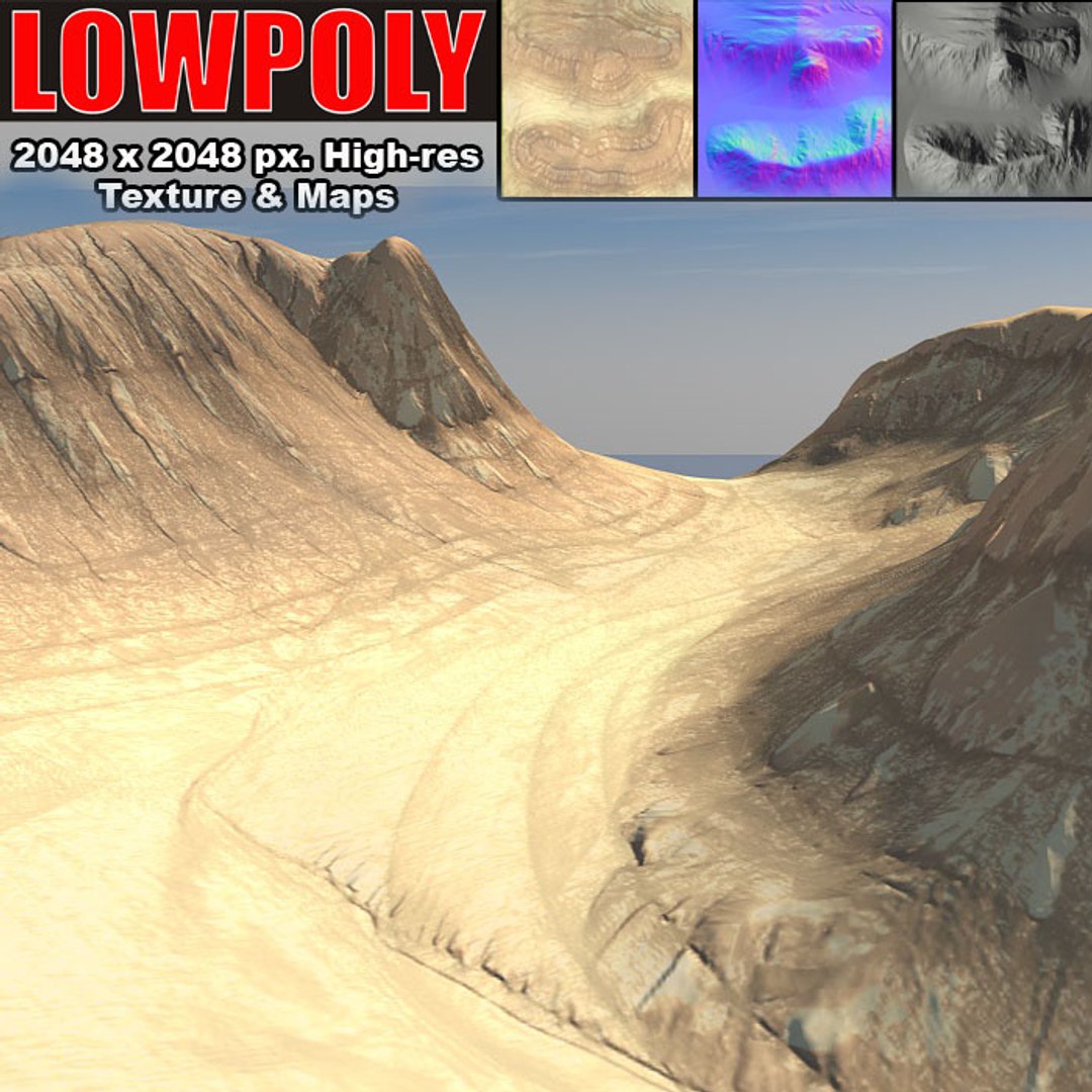 Canyon Maps Terrain 3d Obj