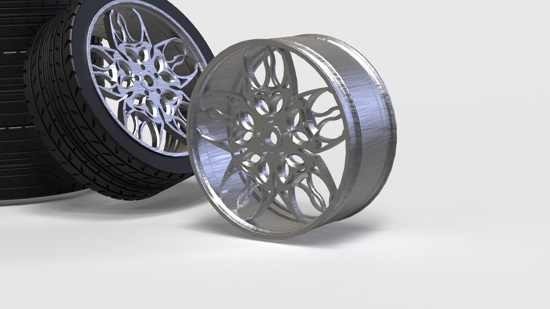 Rims And Tyres 1 Model - TurboSquid 2140709