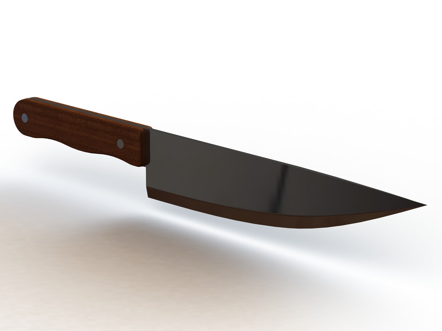 Stainless Steel 9 Inch Chef Knife 3D model - TurboSquid 2176540