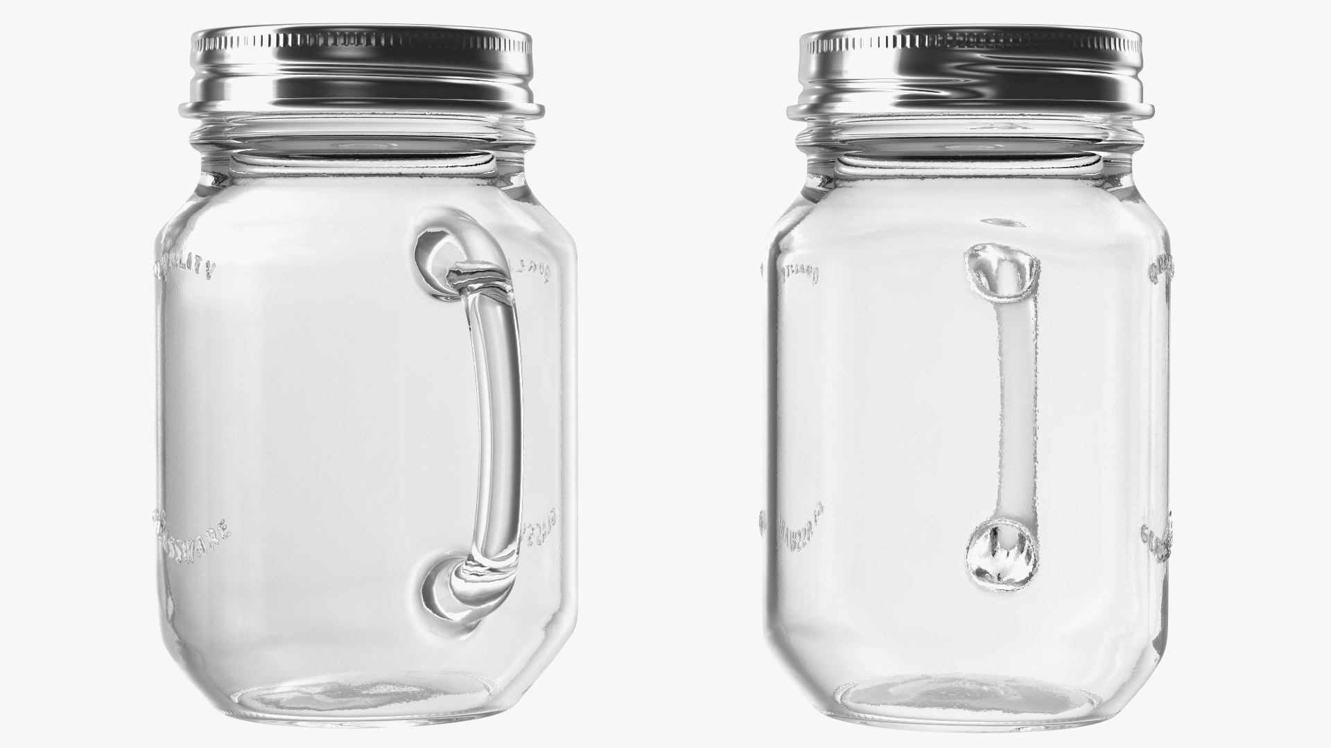 3D Glass Sipper Drinking Jar - TurboSquid 1790650