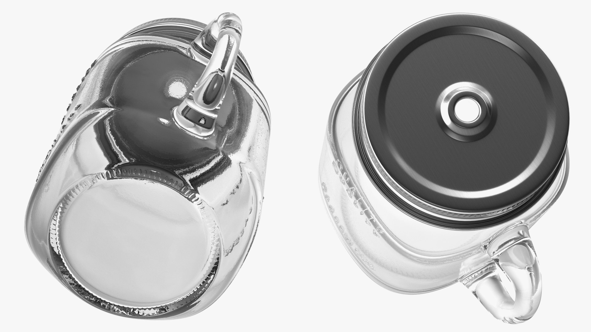 3D Glass Sipper Drinking Jar - TurboSquid 1790650