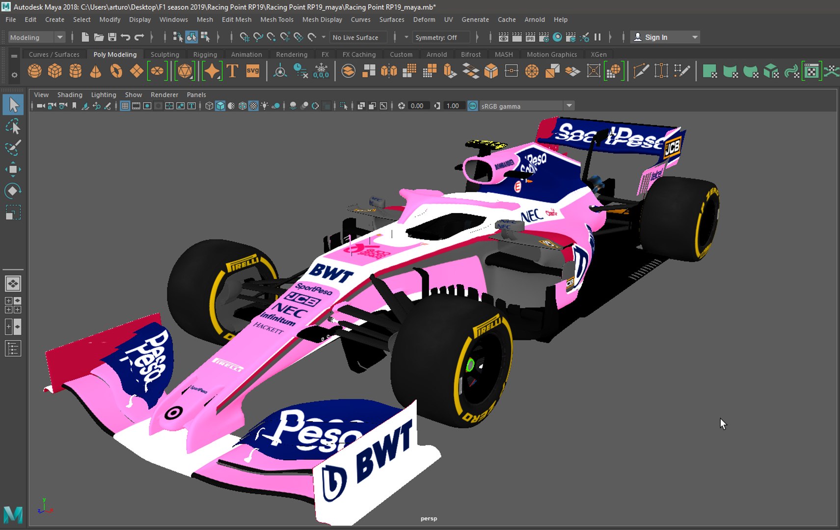 1 f1 racing 3D model - TurboSquid 1386129
