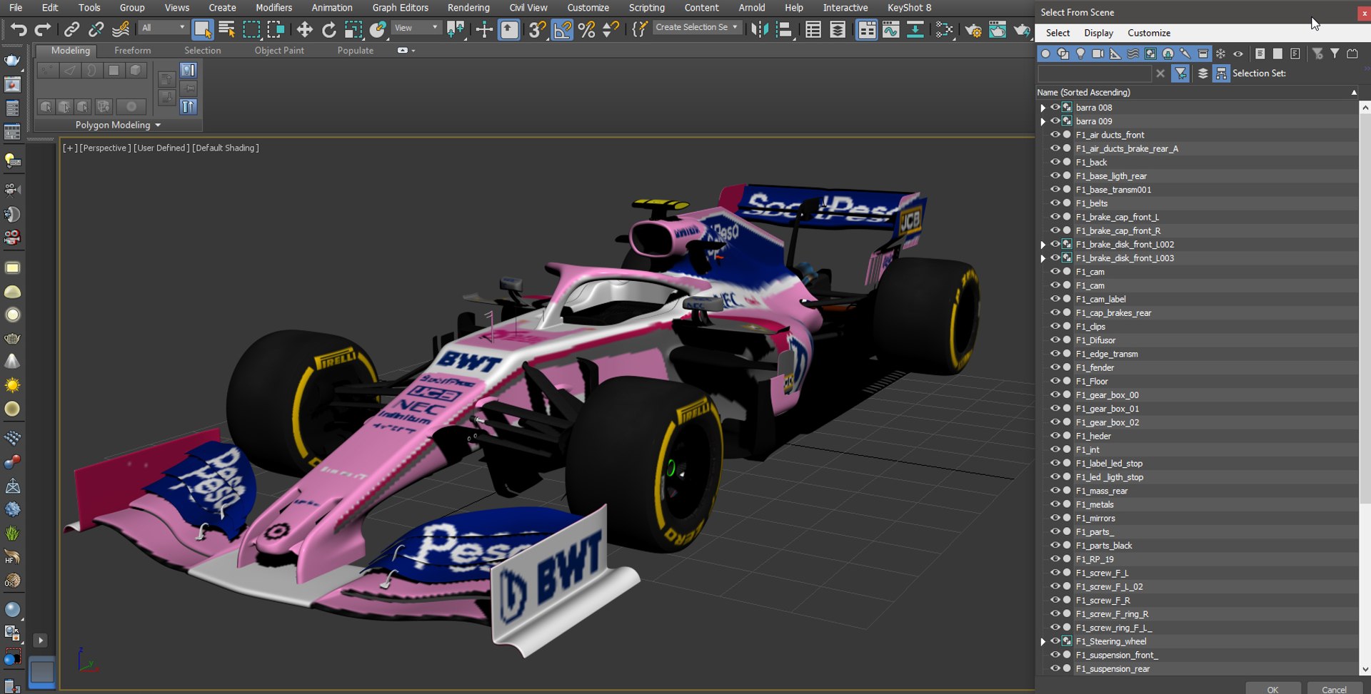 1 f1 racing 3D model - TurboSquid 1386129