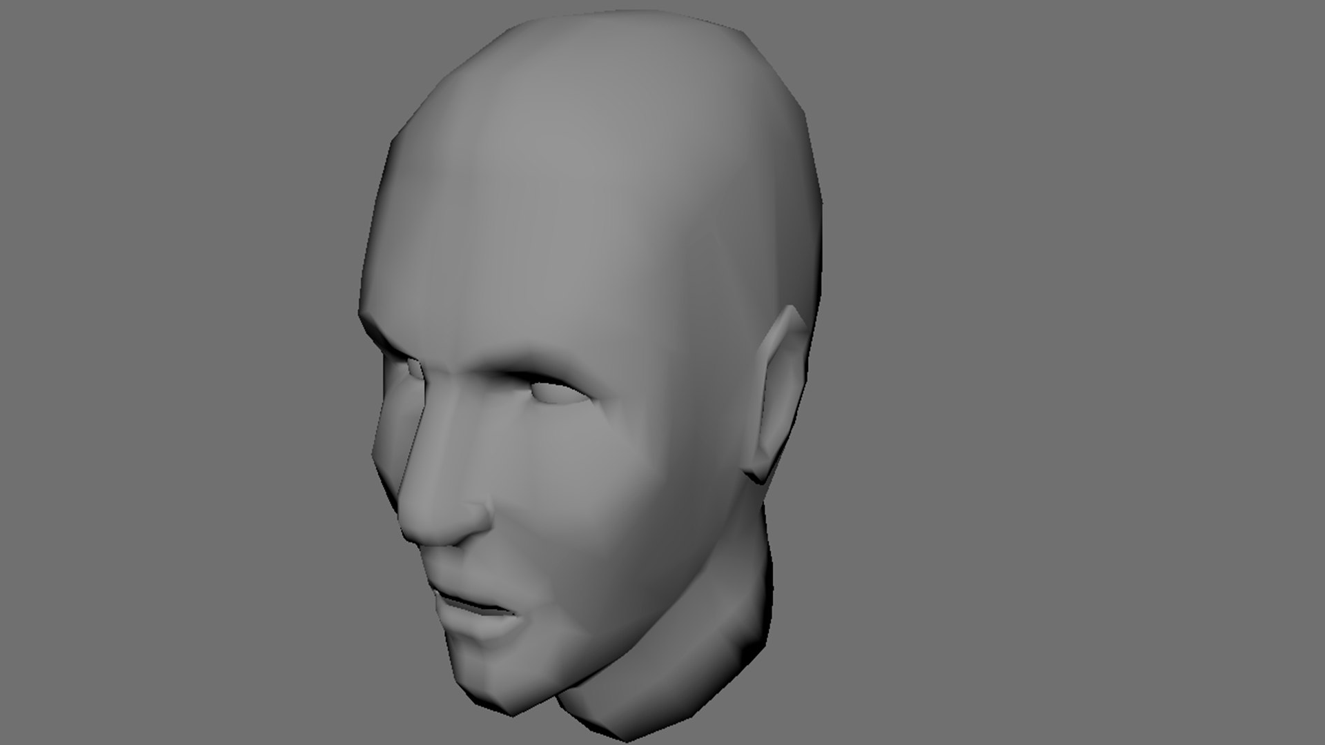 Free Basic Human Head 3D - TurboSquid 1965824