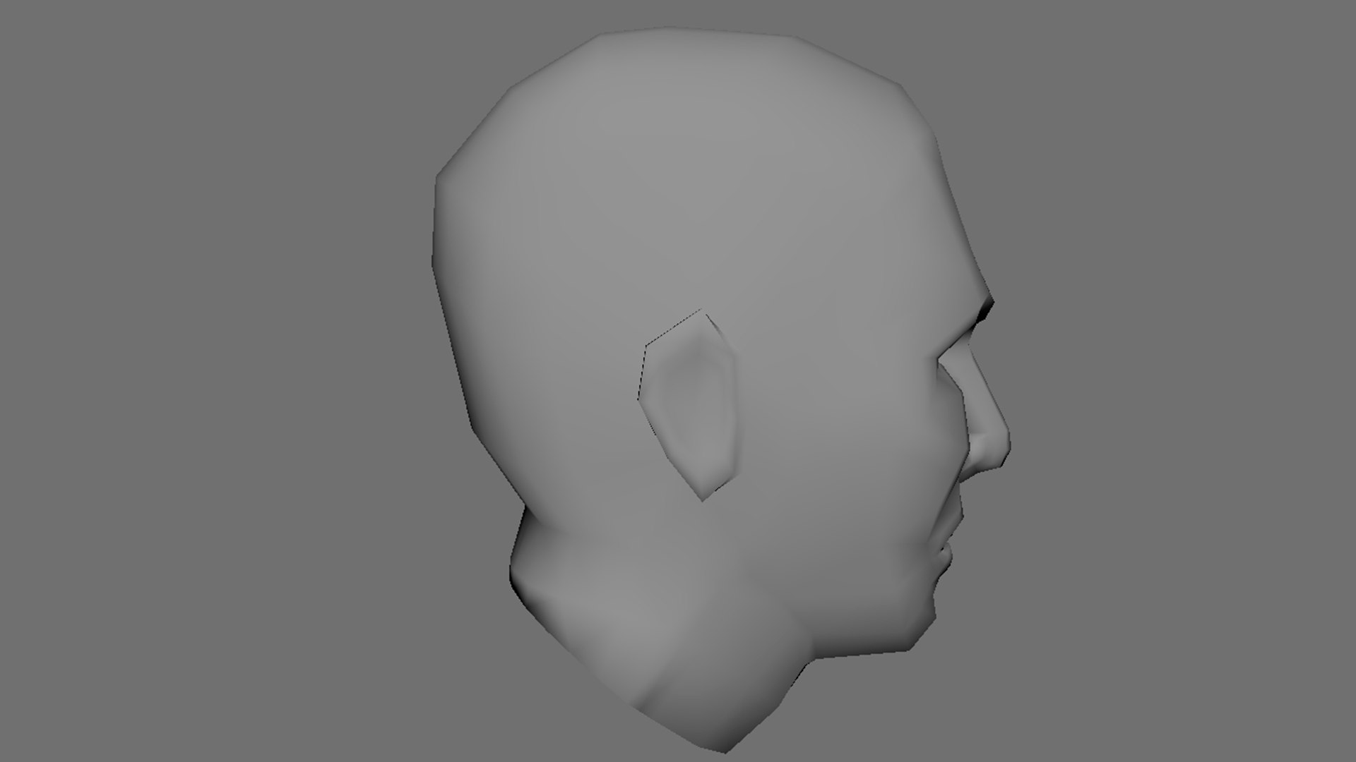 Free Basic Human Head 3D - TurboSquid 1965824