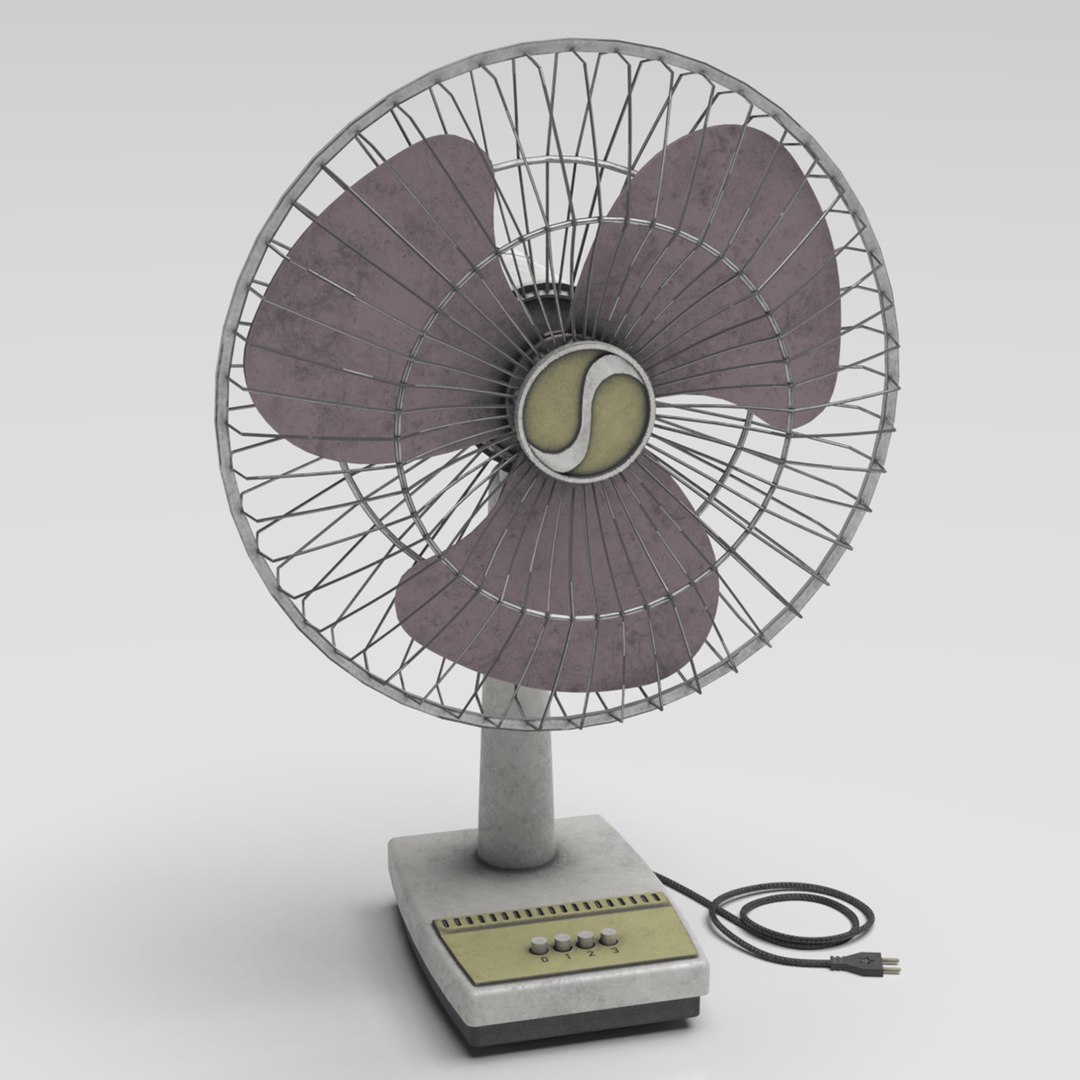3D Table Fan Model - TurboSquid 1284317