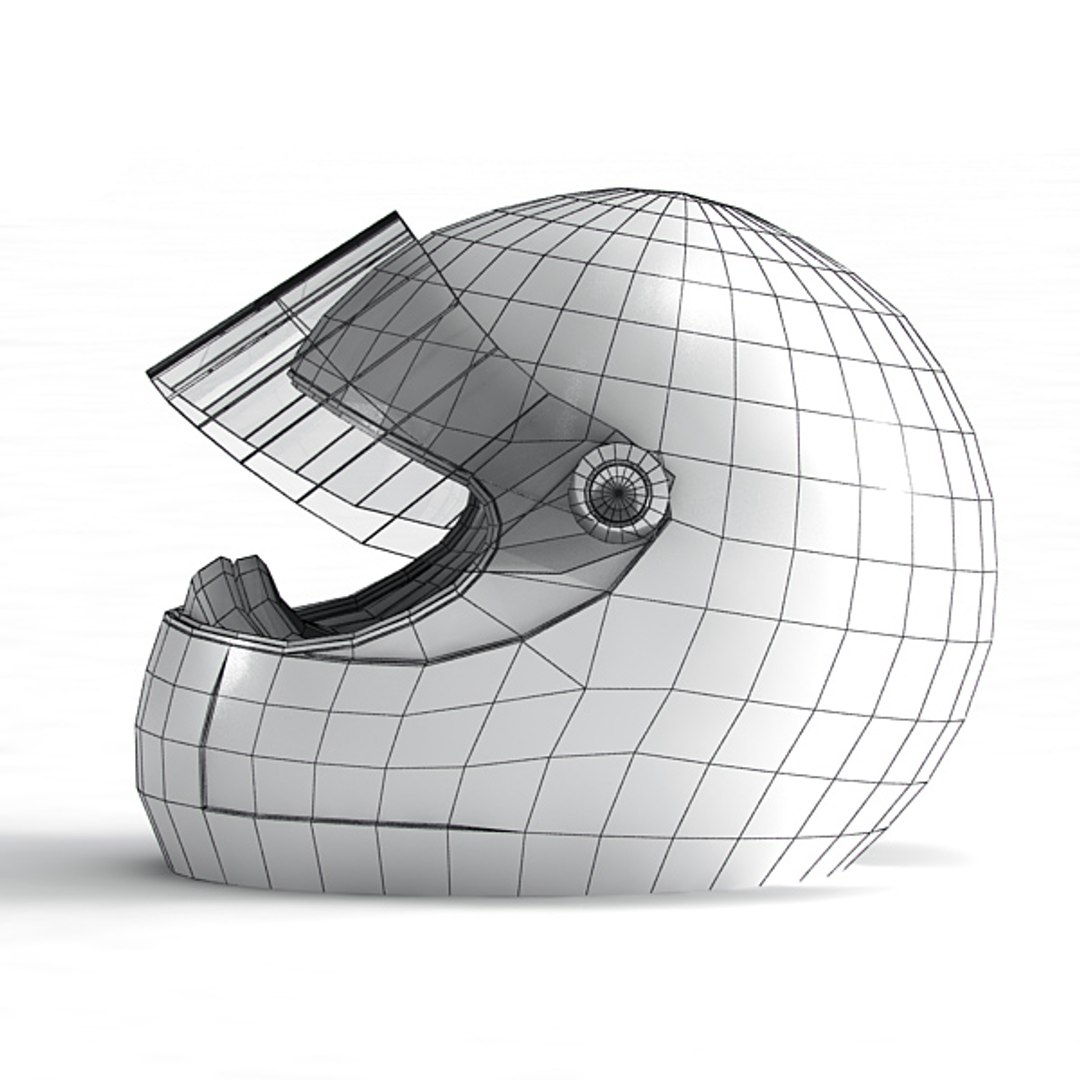Racing Helmet 3d Model
