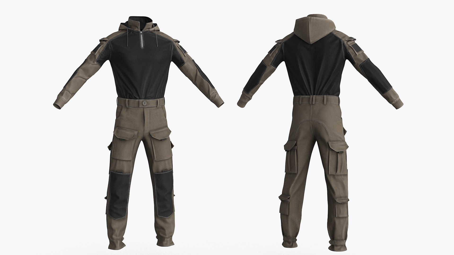 3D Combat Uniform 4 Colors Model - TurboSquid 2332148
