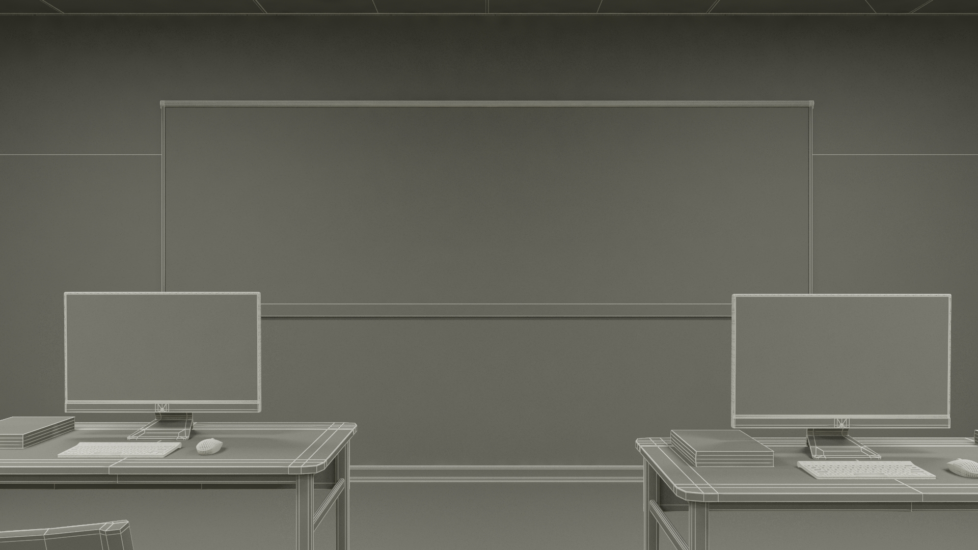 Computer Lab Setup Model - TurboSquid 2374719