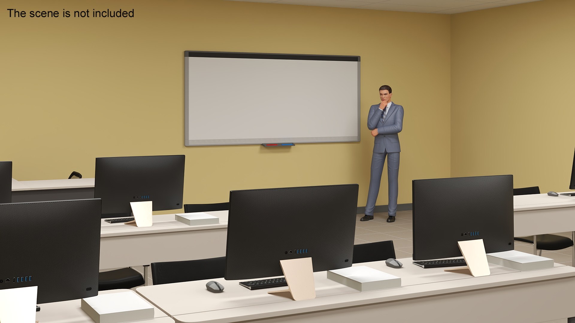 Computer Lab Setup Model - TurboSquid 2374719