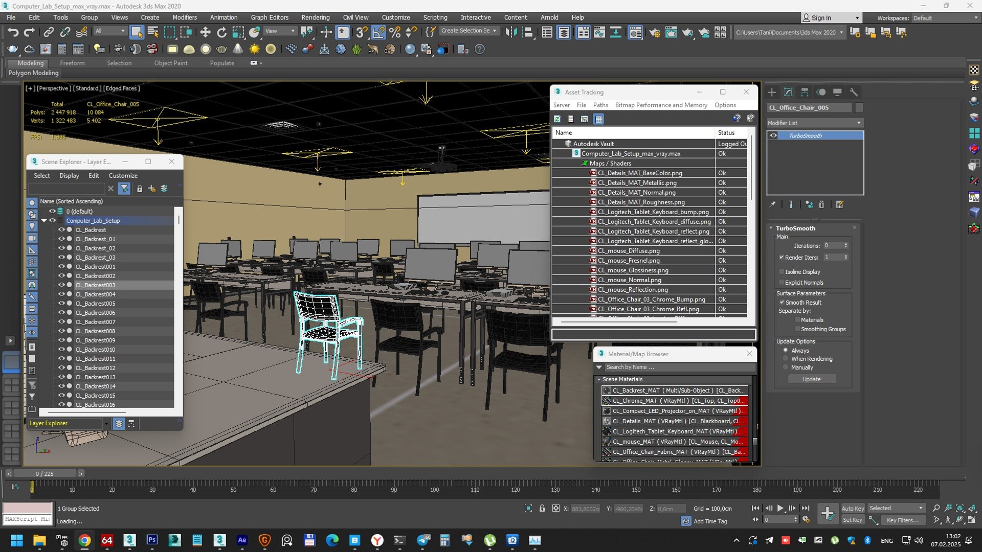 Computer Lab Setup Model - TurboSquid 2374719