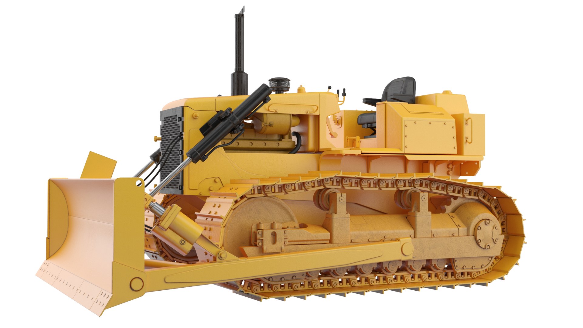 3D Bulldozer Model - TurboSquid 2158637