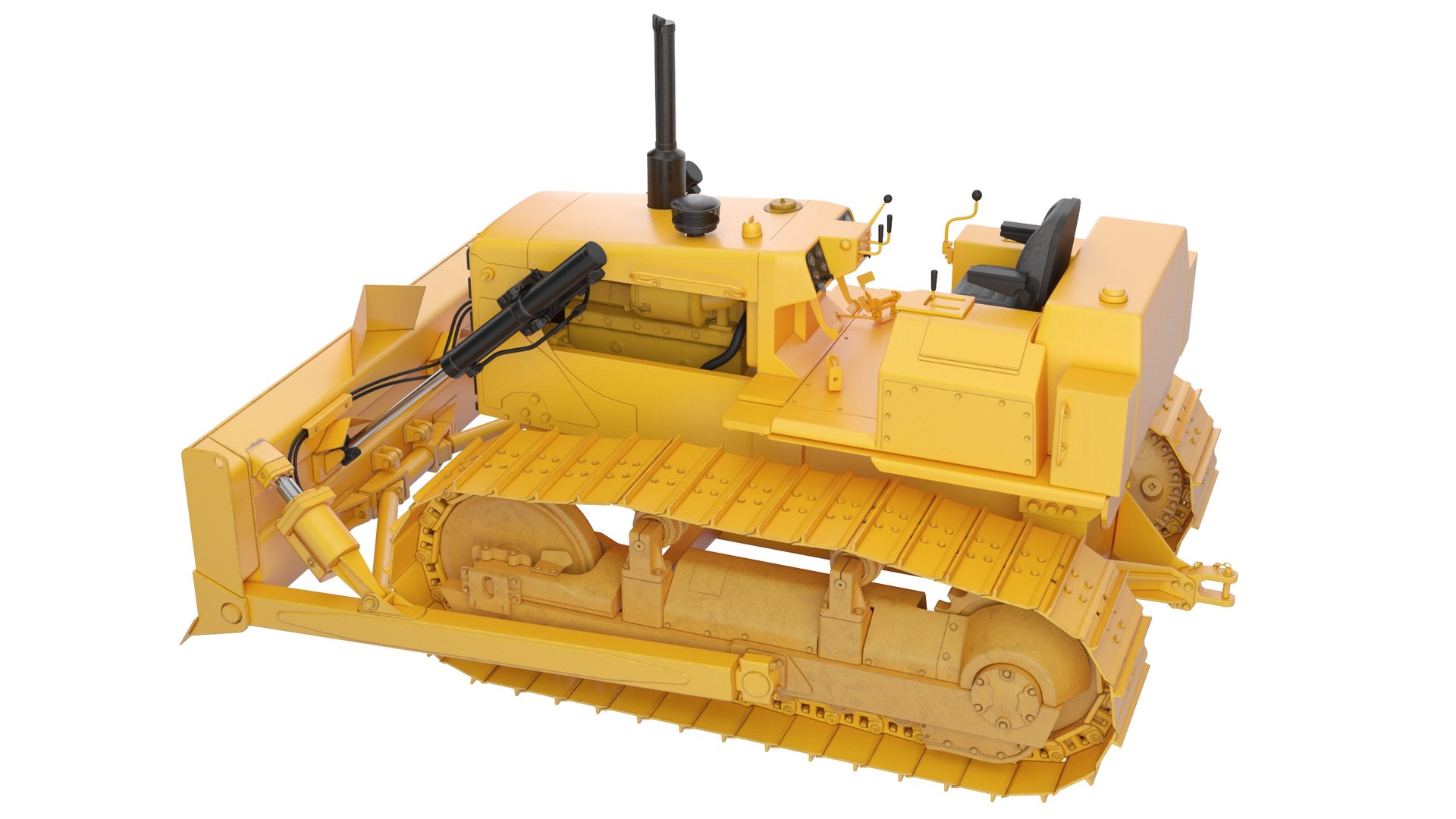 3D Bulldozer Model - TurboSquid 2158637