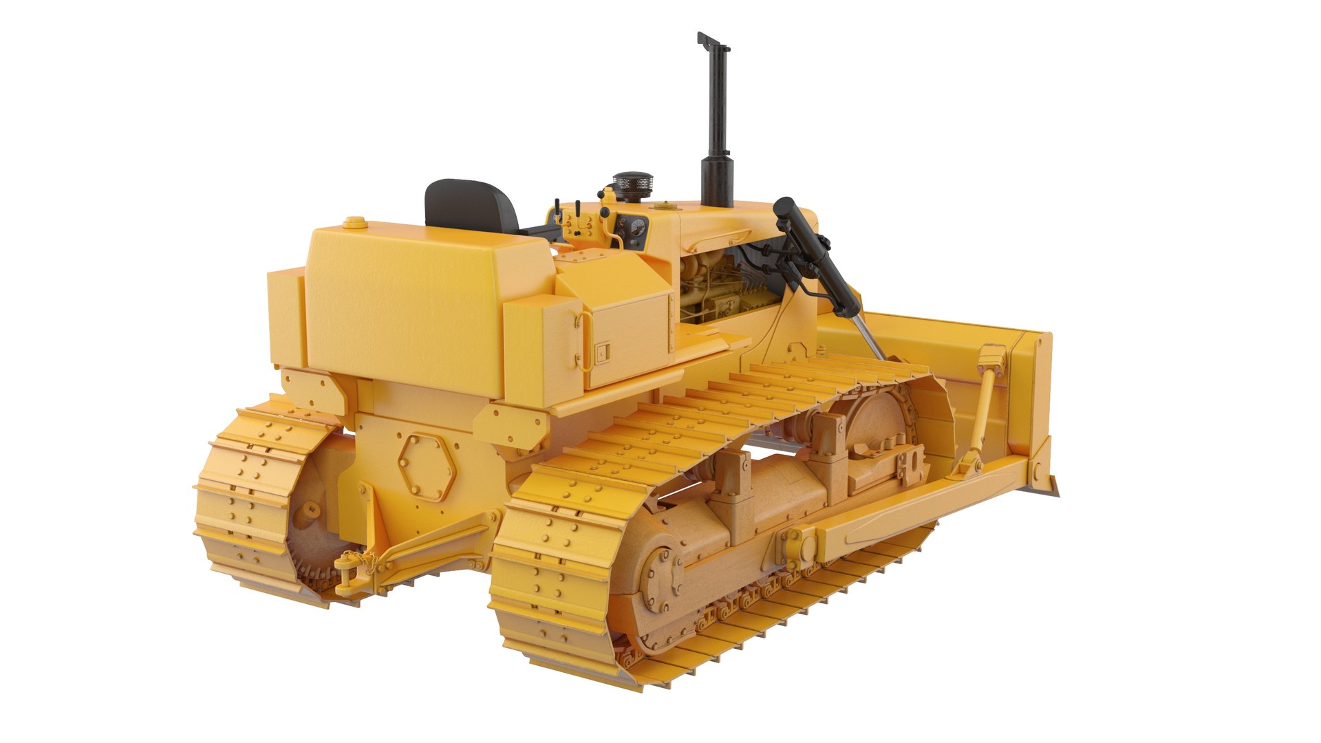 3D Bulldozer Model - TurboSquid 2158637