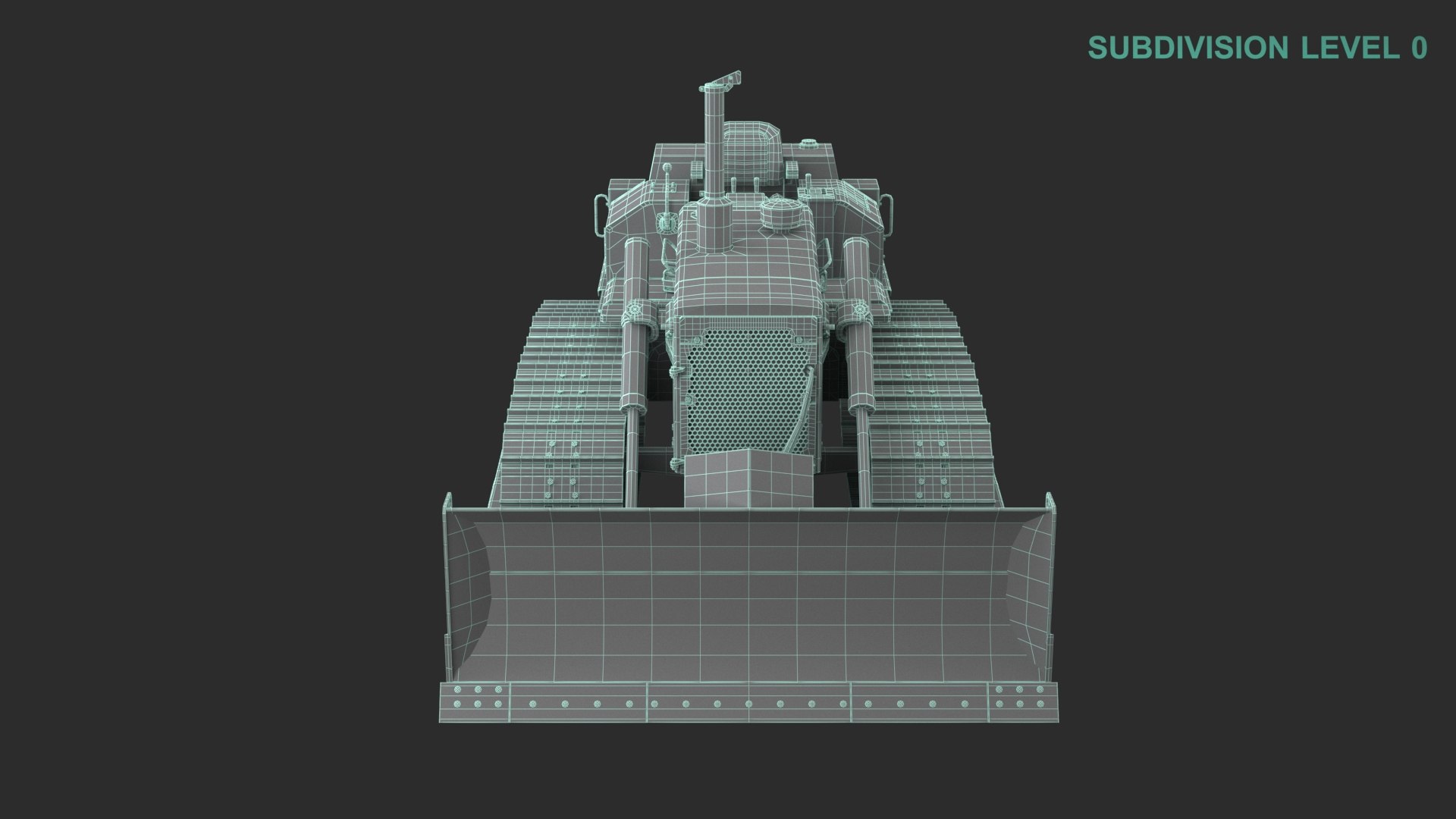 3D Bulldozer Model - TurboSquid 2158637