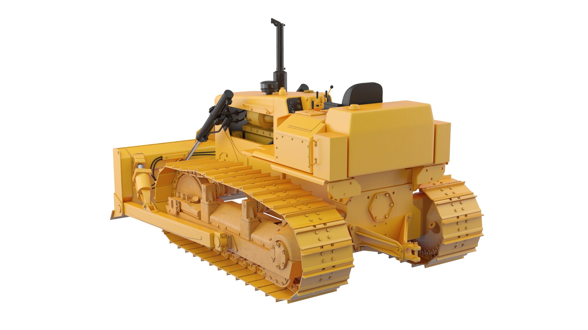3D Bulldozer Model - TurboSquid 2158637