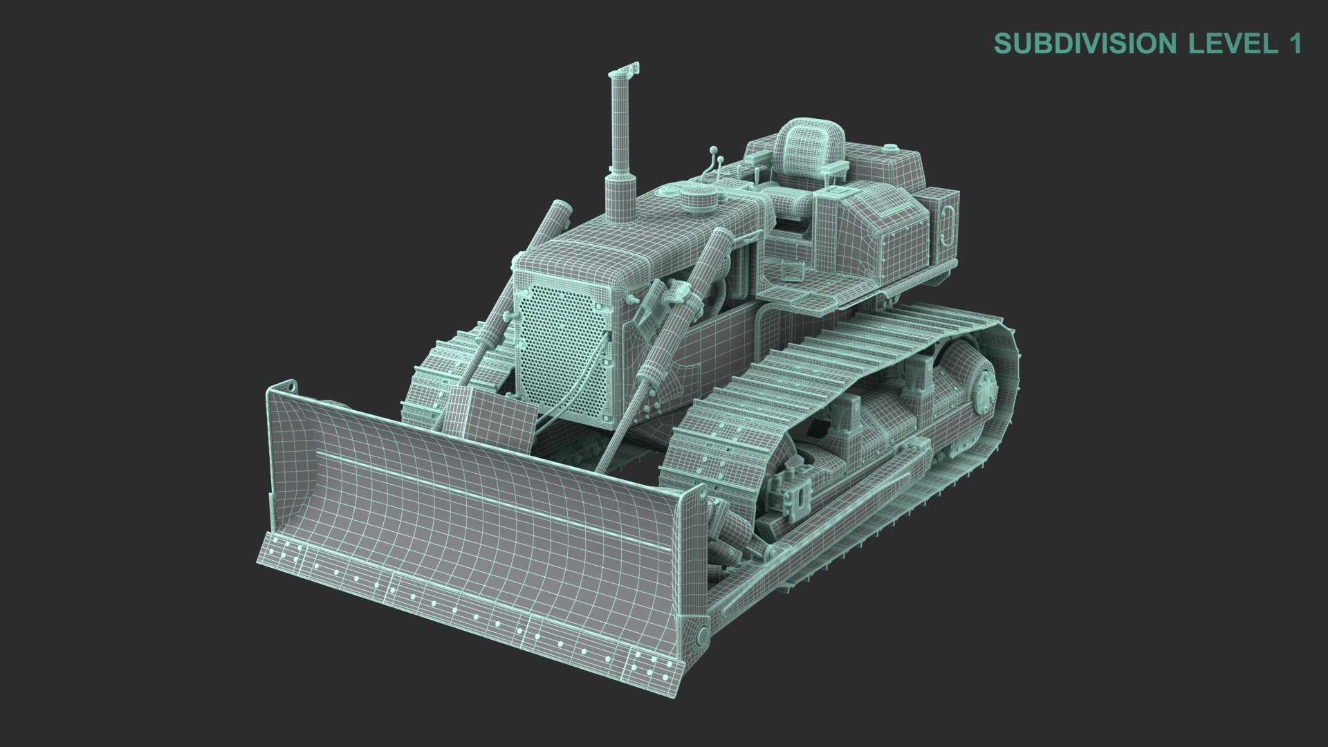 3D Bulldozer Model - TurboSquid 2158637