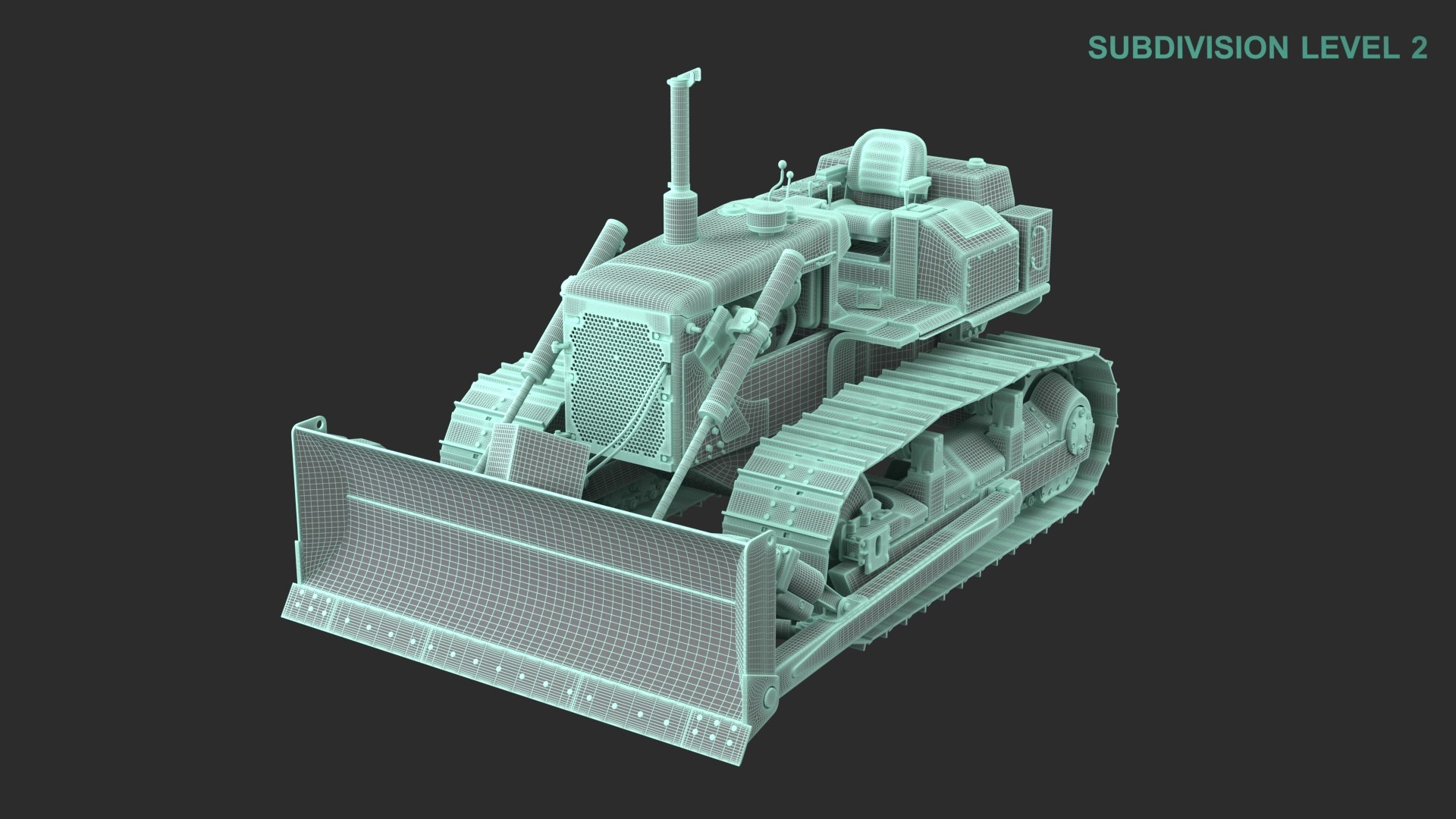 3D Bulldozer Model - TurboSquid 2158637