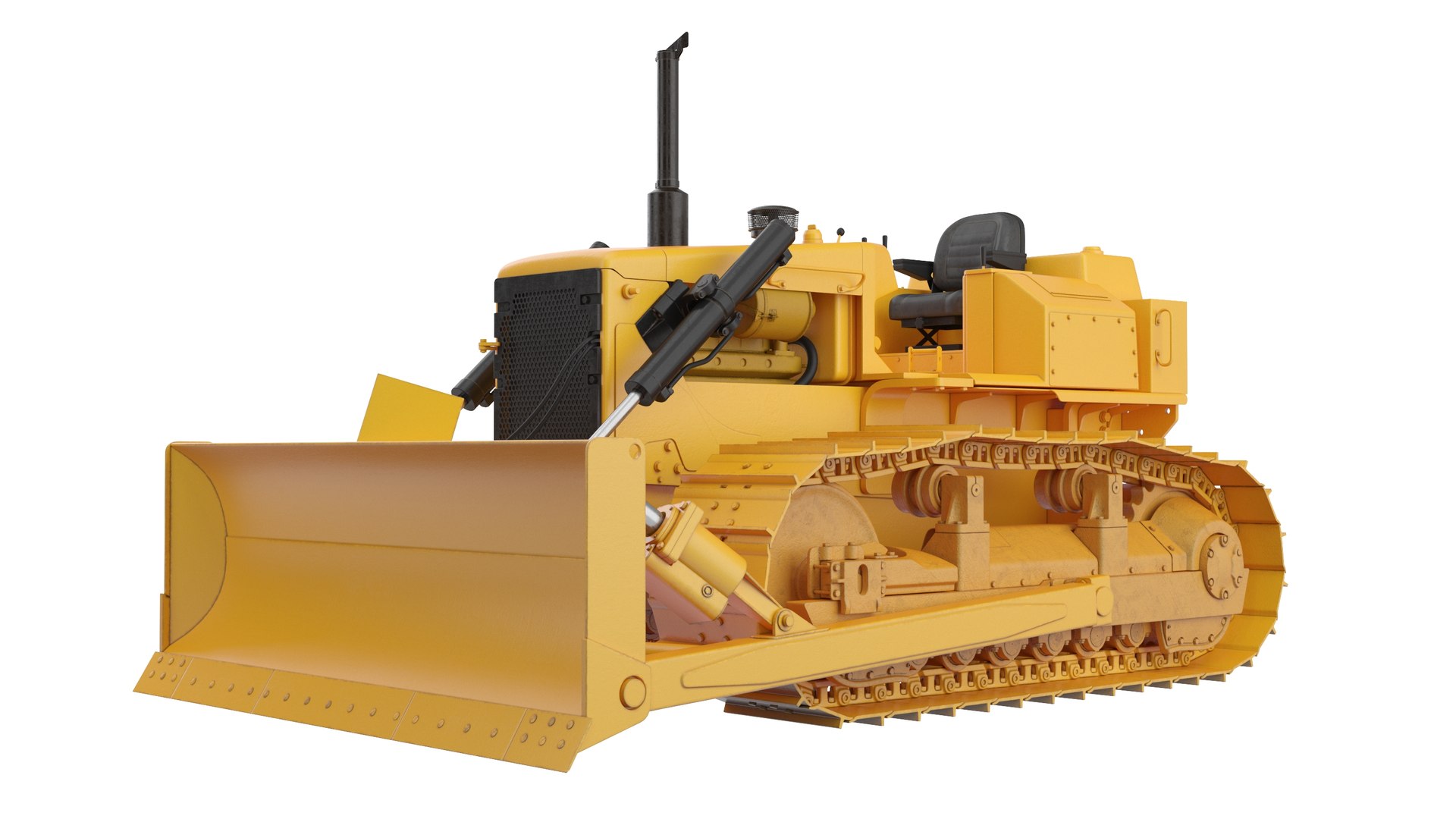 3D Bulldozer Model - TurboSquid 2158637