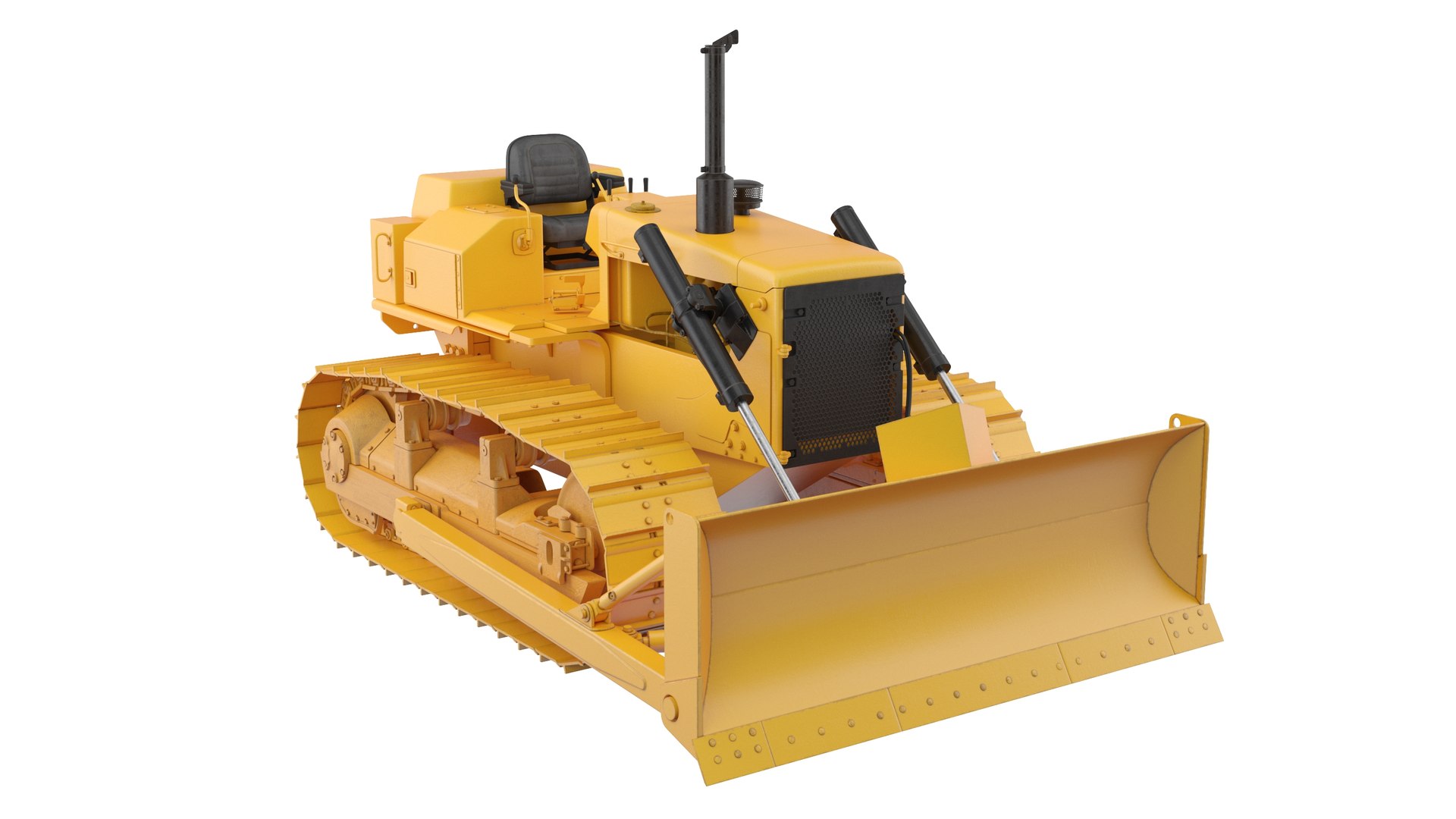 3D Bulldozer Model - TurboSquid 2158637