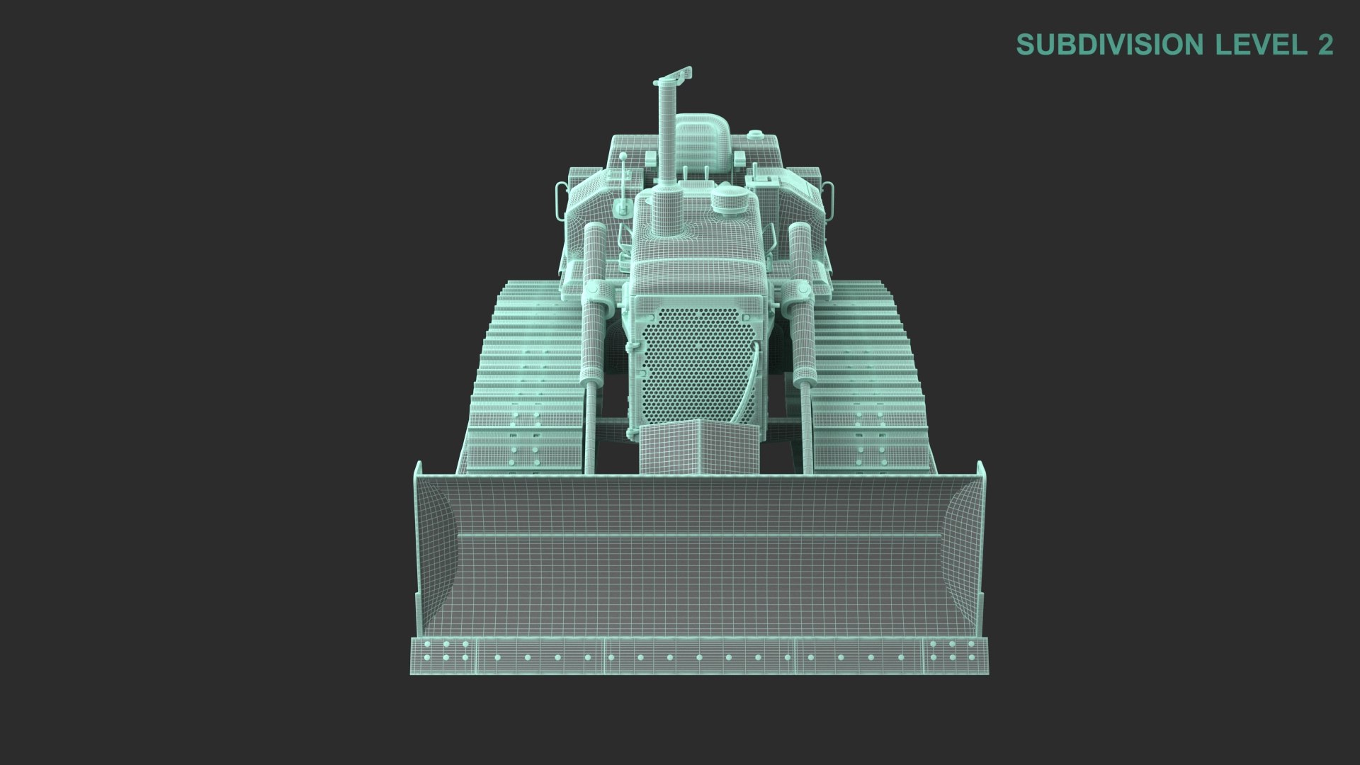 3D Bulldozer Model - TurboSquid 2158637