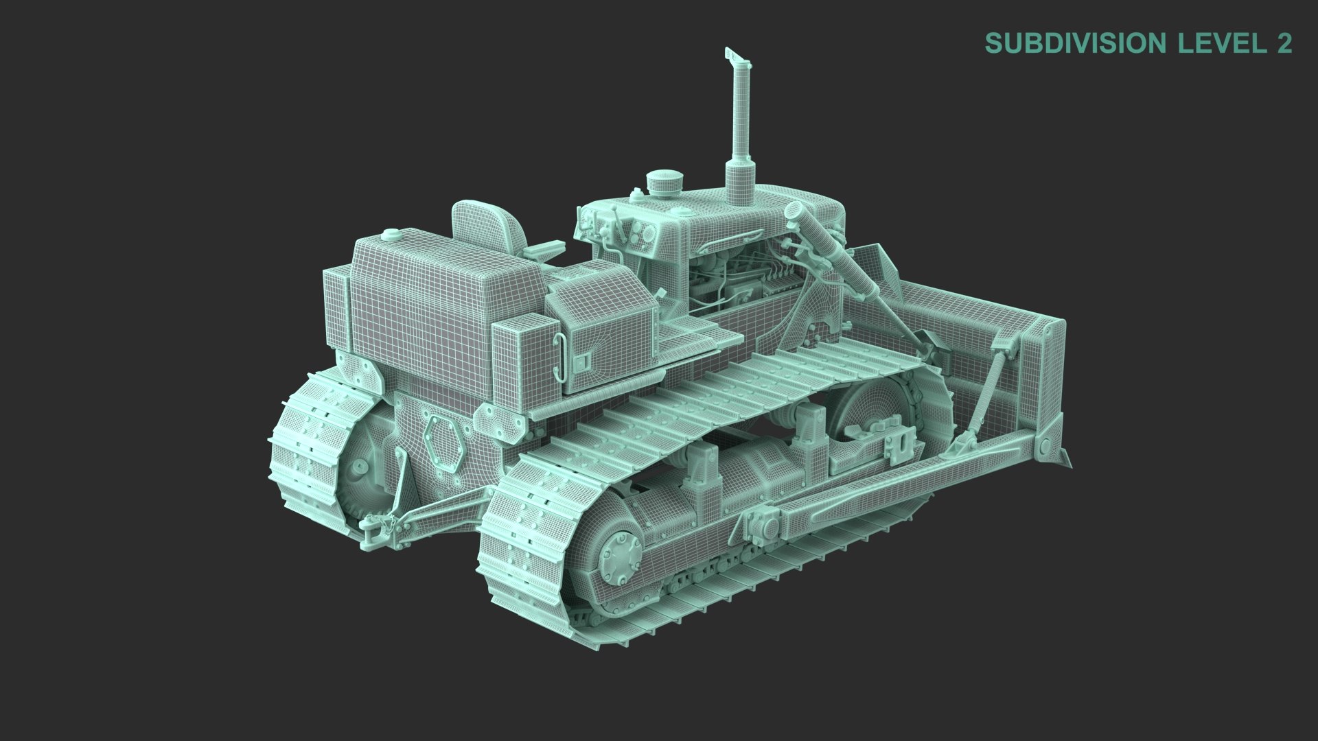 3D Bulldozer Model - TurboSquid 2158637
