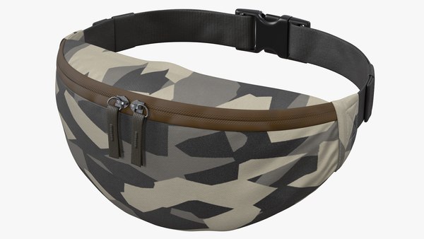 Small hip pack camo fabric model - TurboSquid 1627953