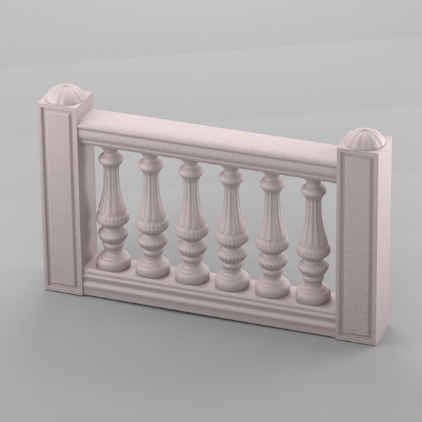 Balustrade 3D Models for Download | TurboSquid