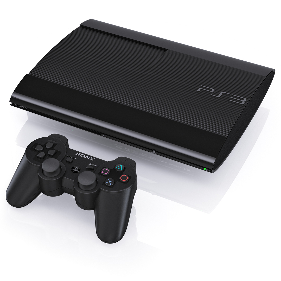 3d model sony playstation 3 super