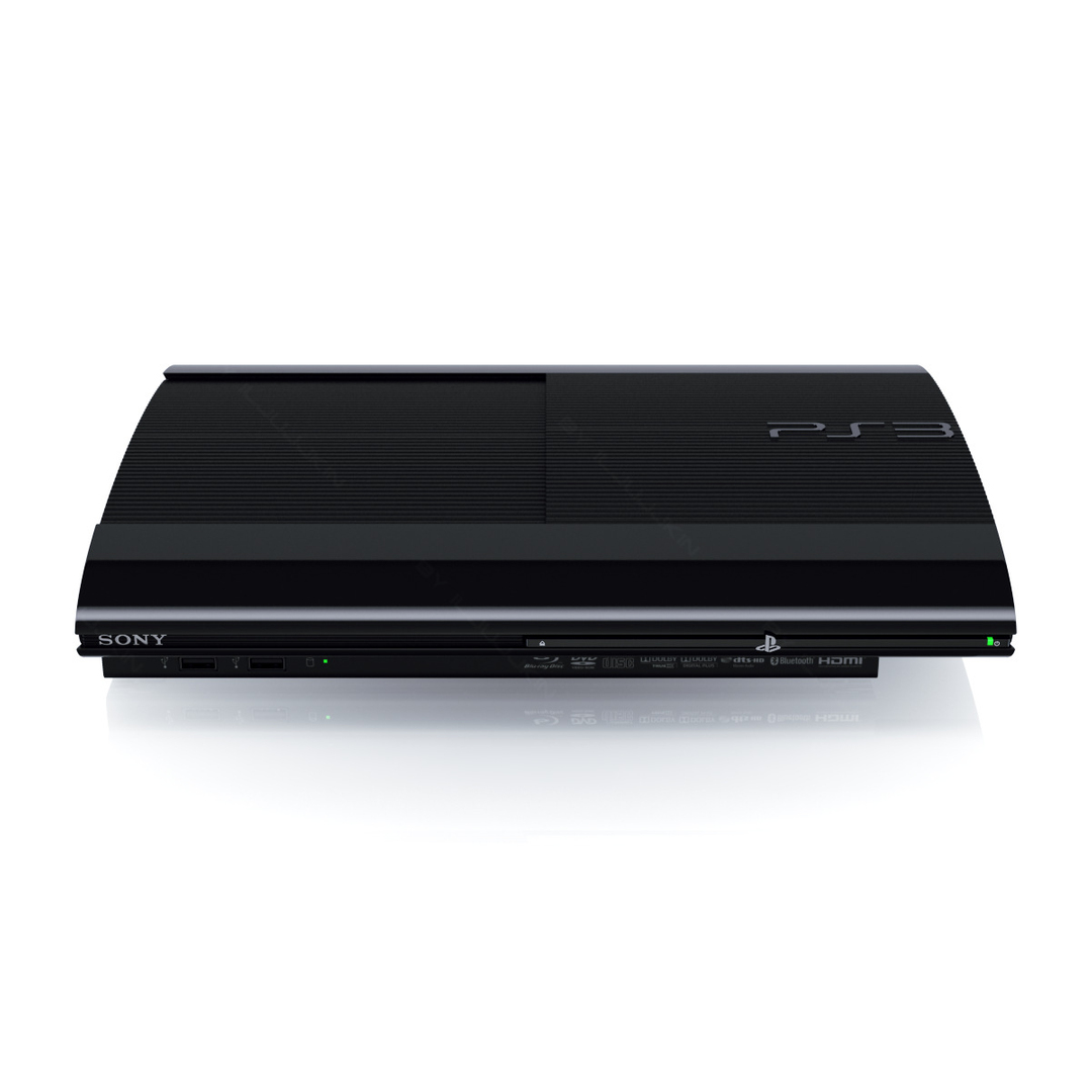 3d model sony playstation 3 super