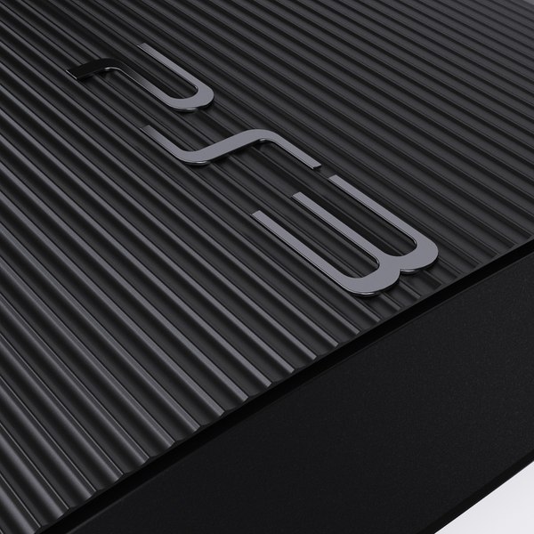 3d model sony playstation 3 super