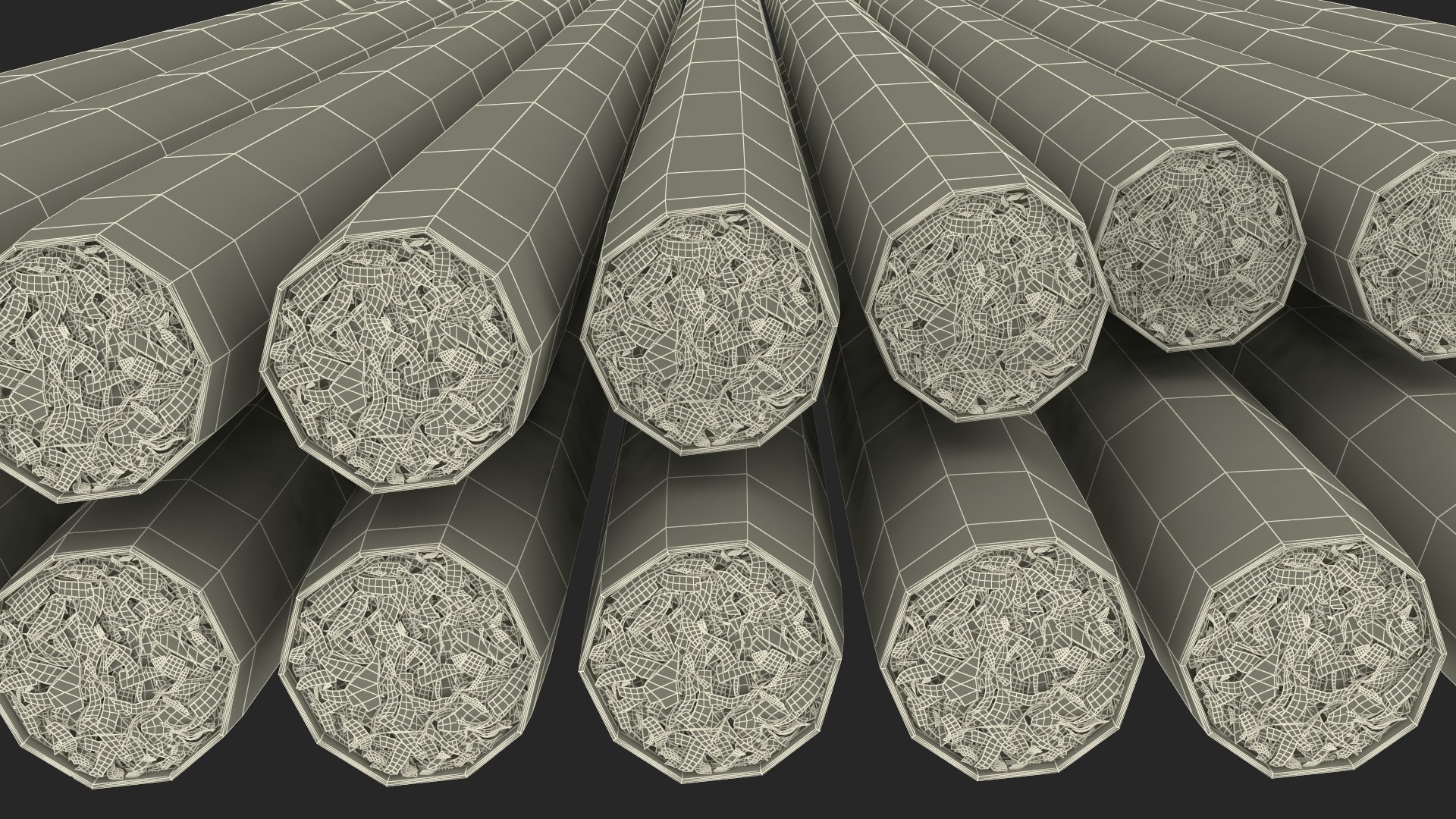 Open Pack Of Cigarettes Davidoff White Super Slim Model - TurboSquid ...