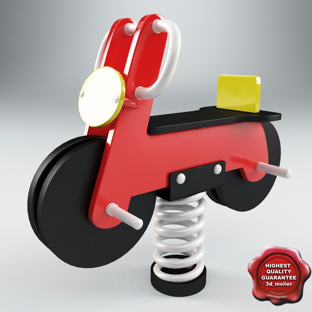Spring Swing Motobike 3d Max