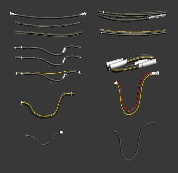 3d max steel wire rope