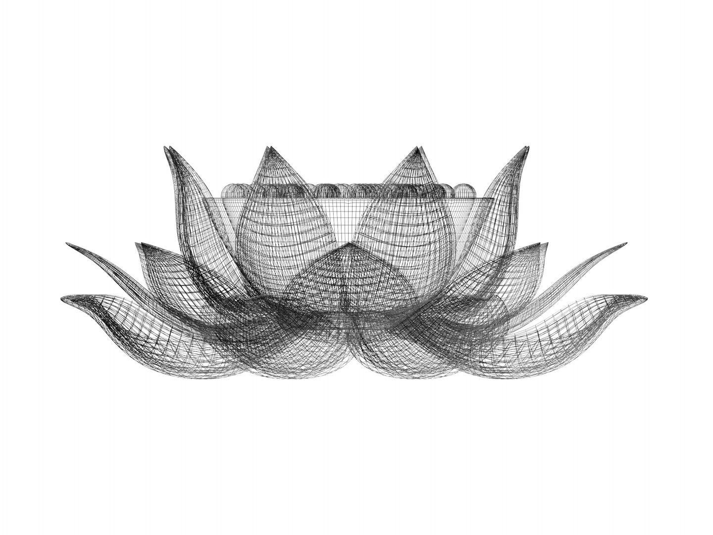 3D Lotus Flower 3D Model - TurboSquid 1893799