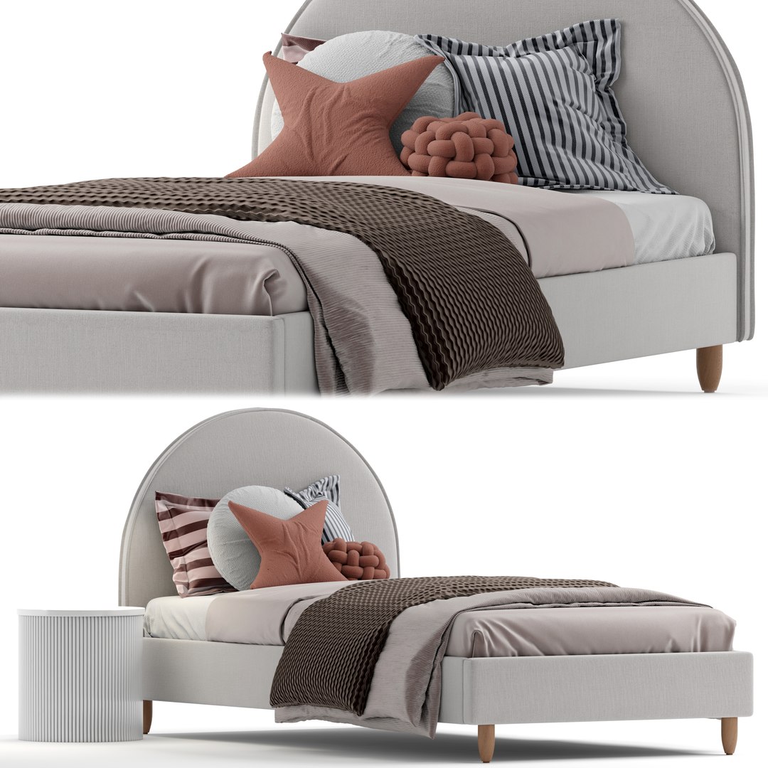 3D Imogen Single Bed Model - TurboSquid 1972217