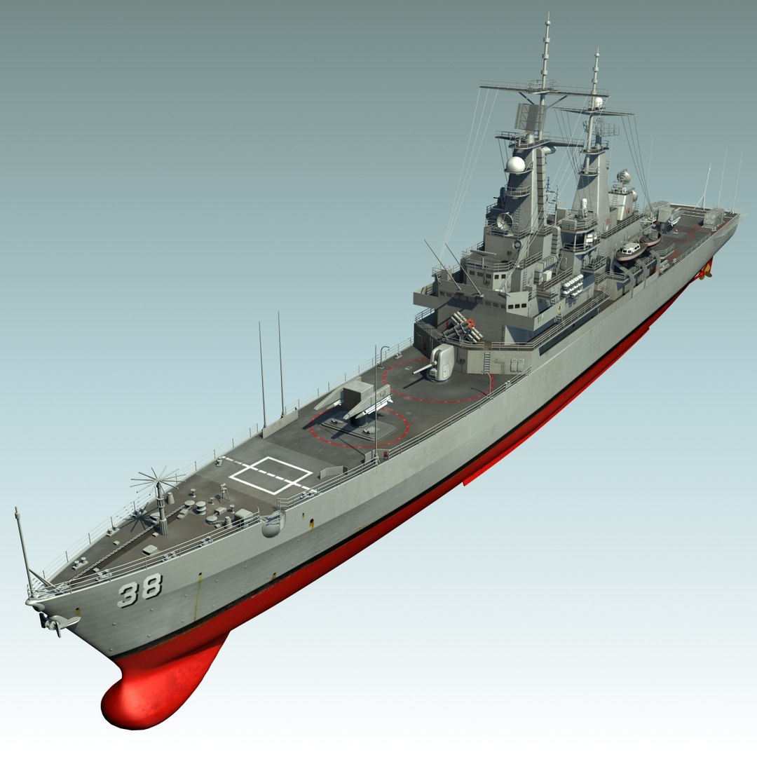 3d Uss Virginia Cgn-38 Model