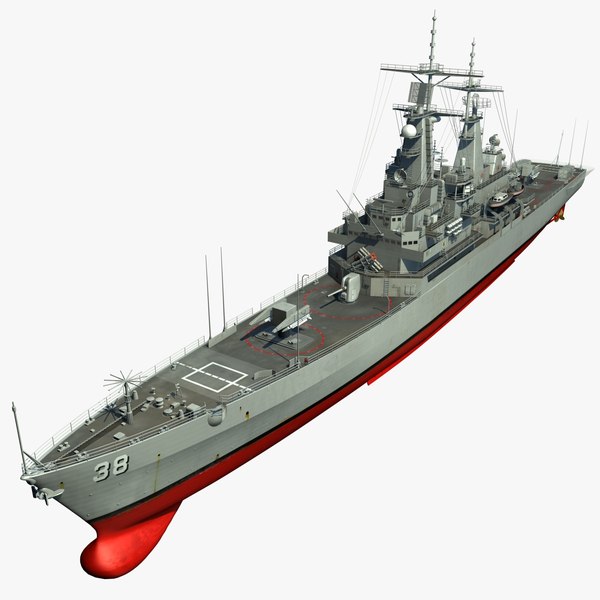 3d uss virginia cgn-38 model
