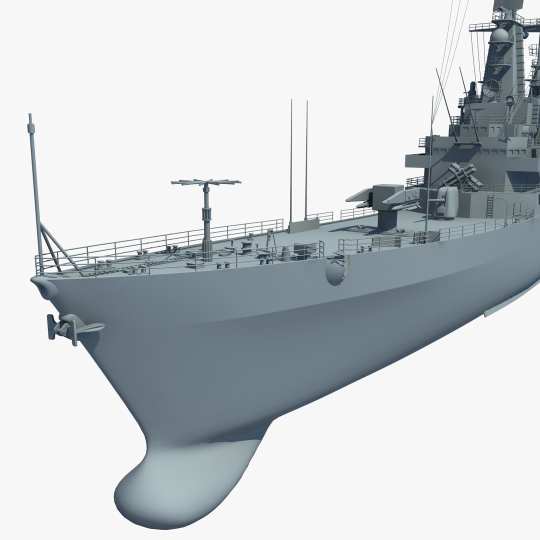 3d Uss Virginia Cgn-38 Model