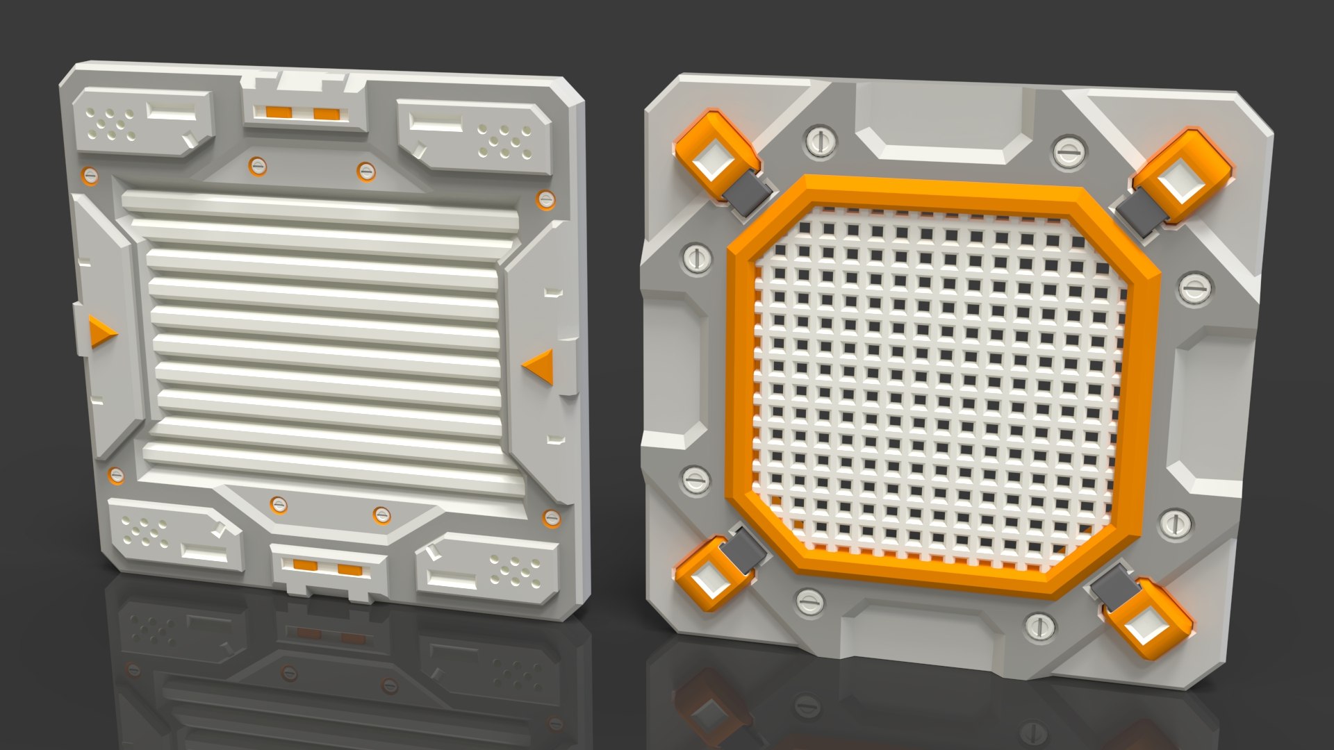 3D Model Sci-Fi Panels - Collection 3 - 20 Pieces - TurboSquid 2037937