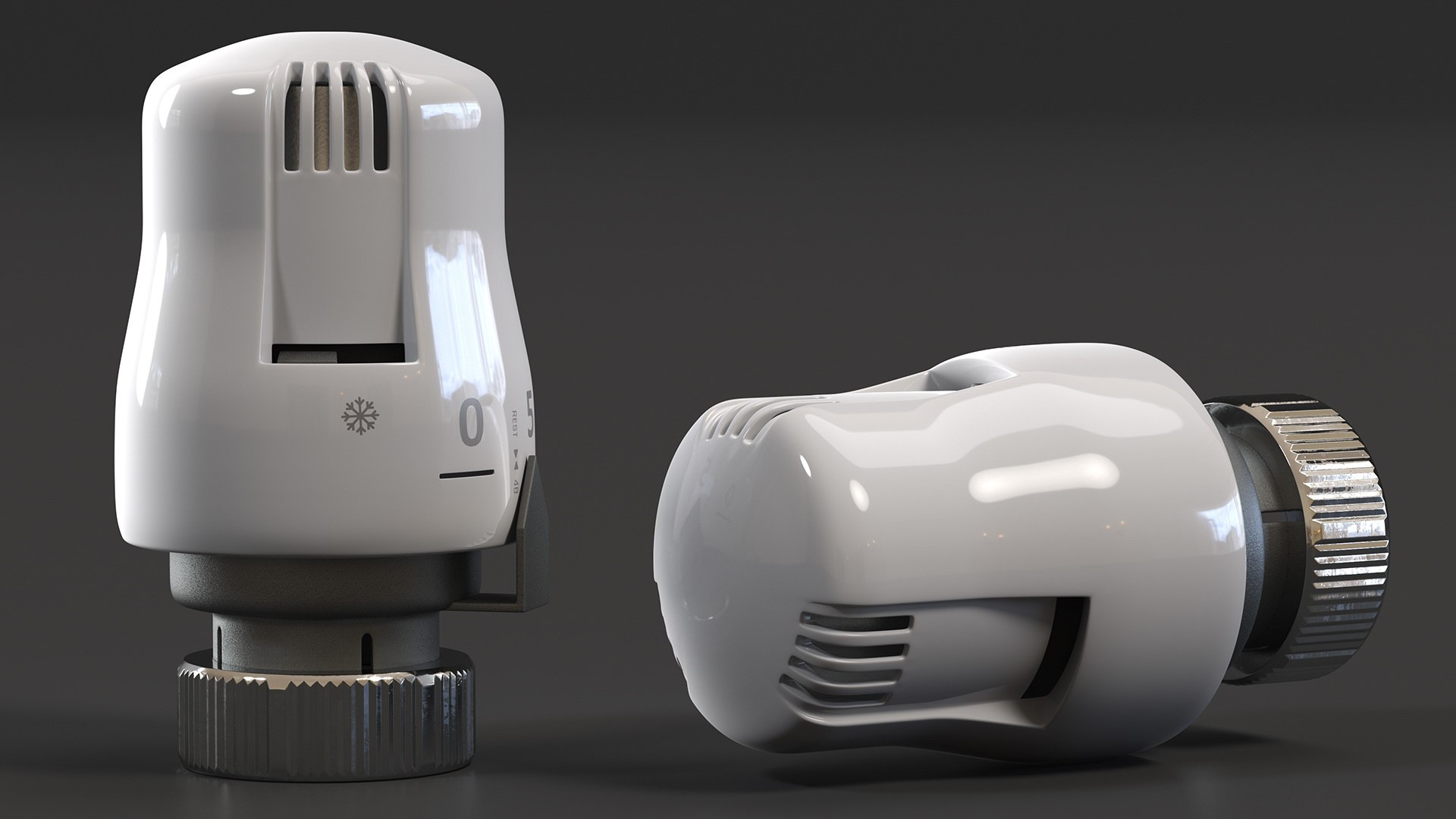 3D Thermostatic Radiator Head - TurboSquid 1964672