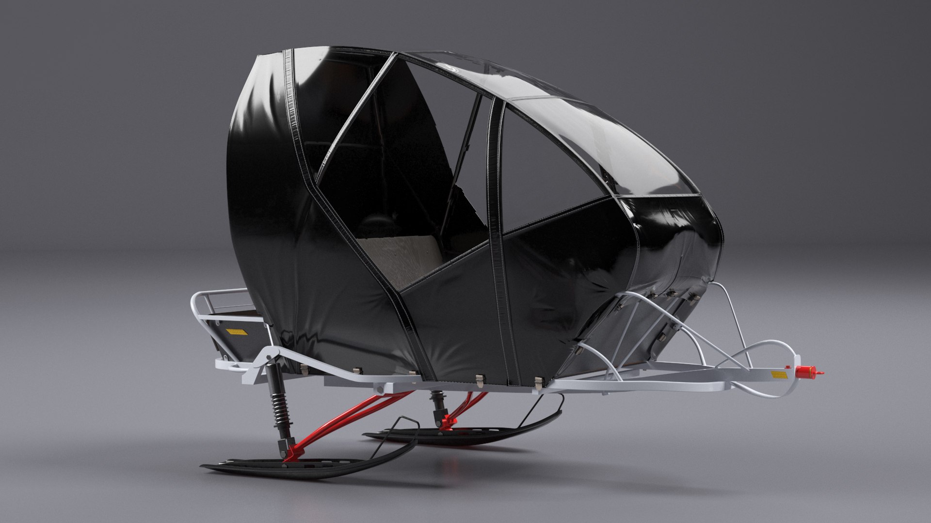 3D Closed Snowmobile Sleds - TurboSquid 2273110