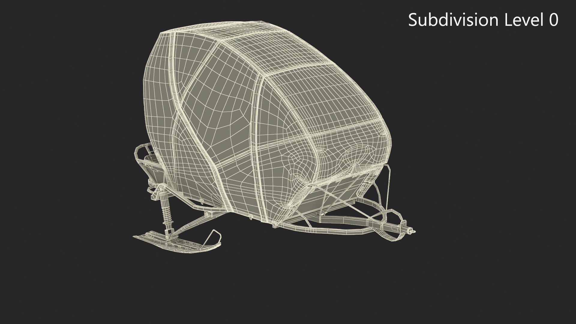 3D Closed Snowmobile Sleds - TurboSquid 2273110
