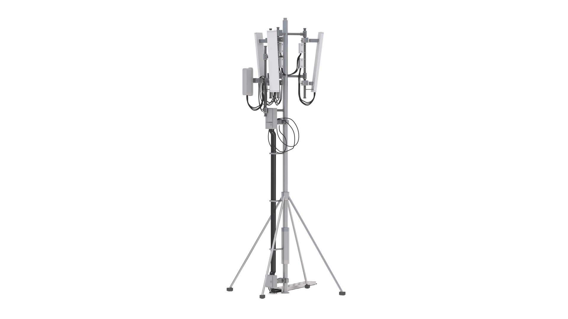 3D Roof Cell Phone Tower 1 Model - TurboSquid 2328517
