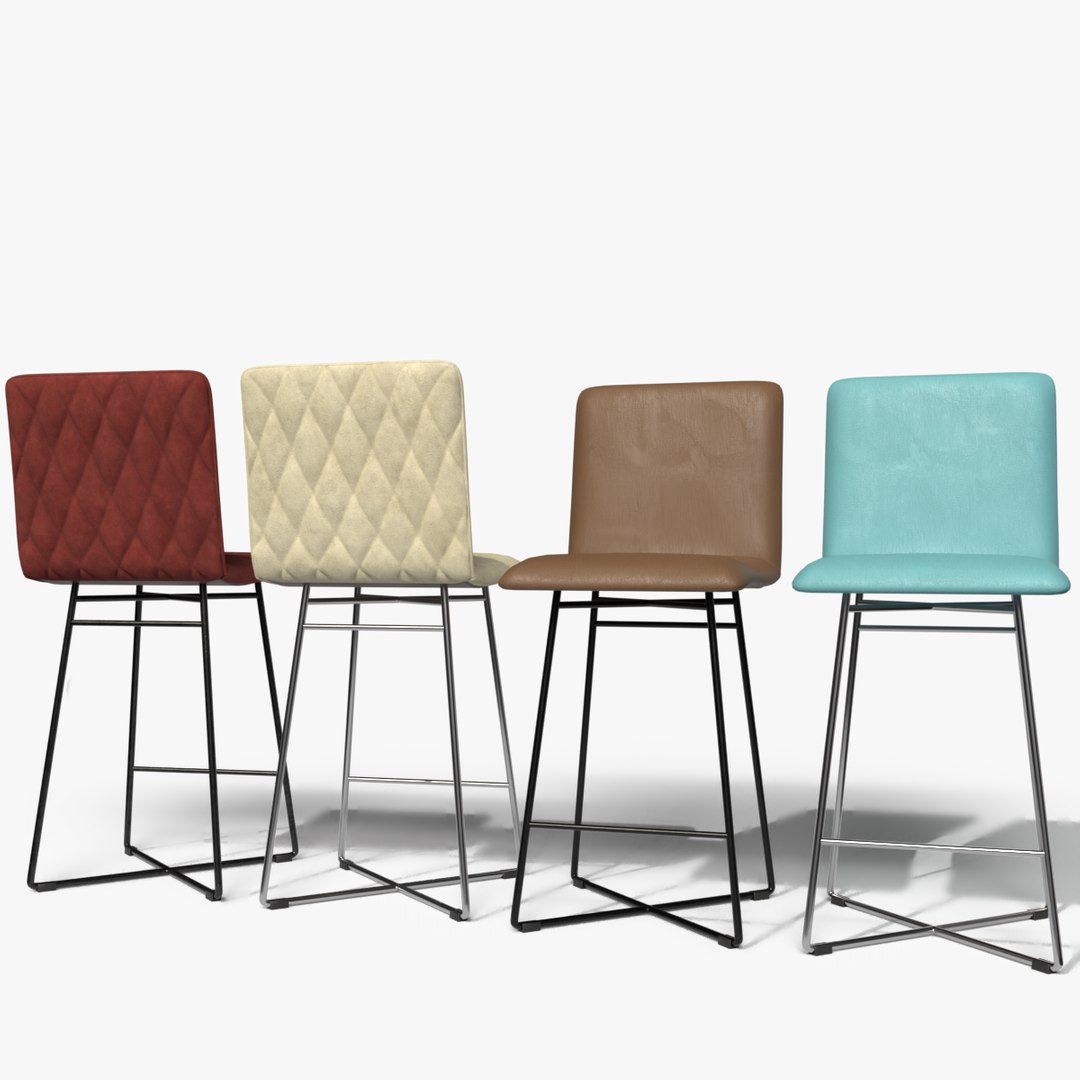 3D Bar Stool Collection - TurboSquid 2093129