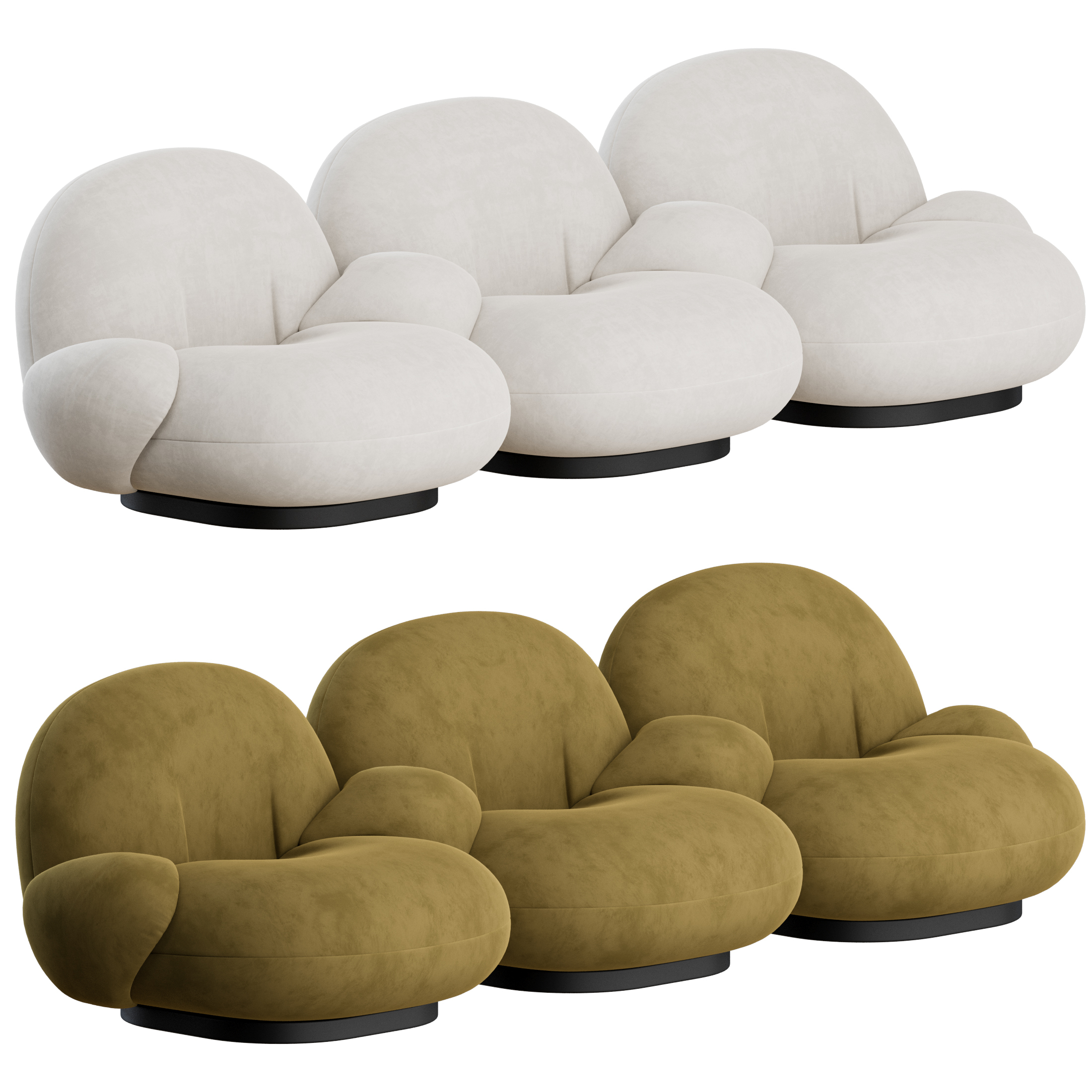3D gubi pacha sofa - TurboSquid 1676047