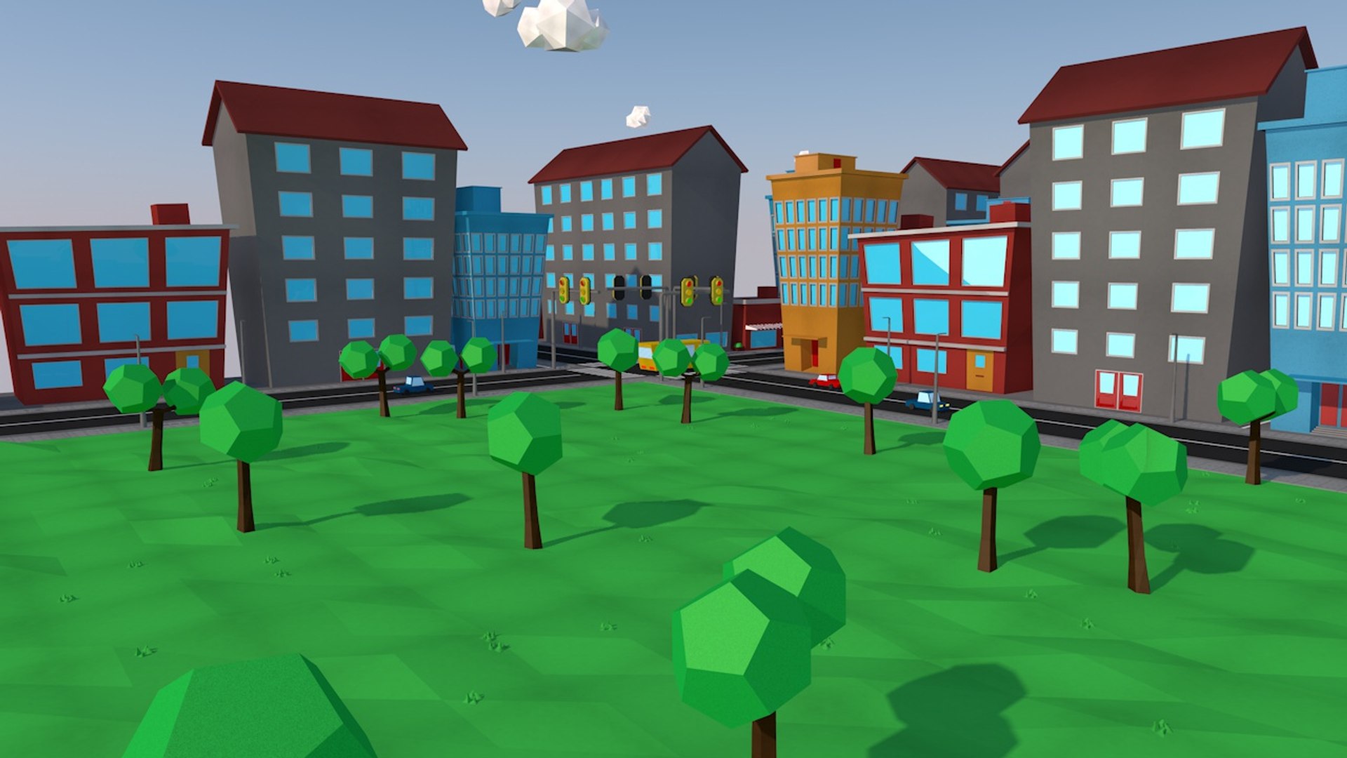 3d City Pack Model