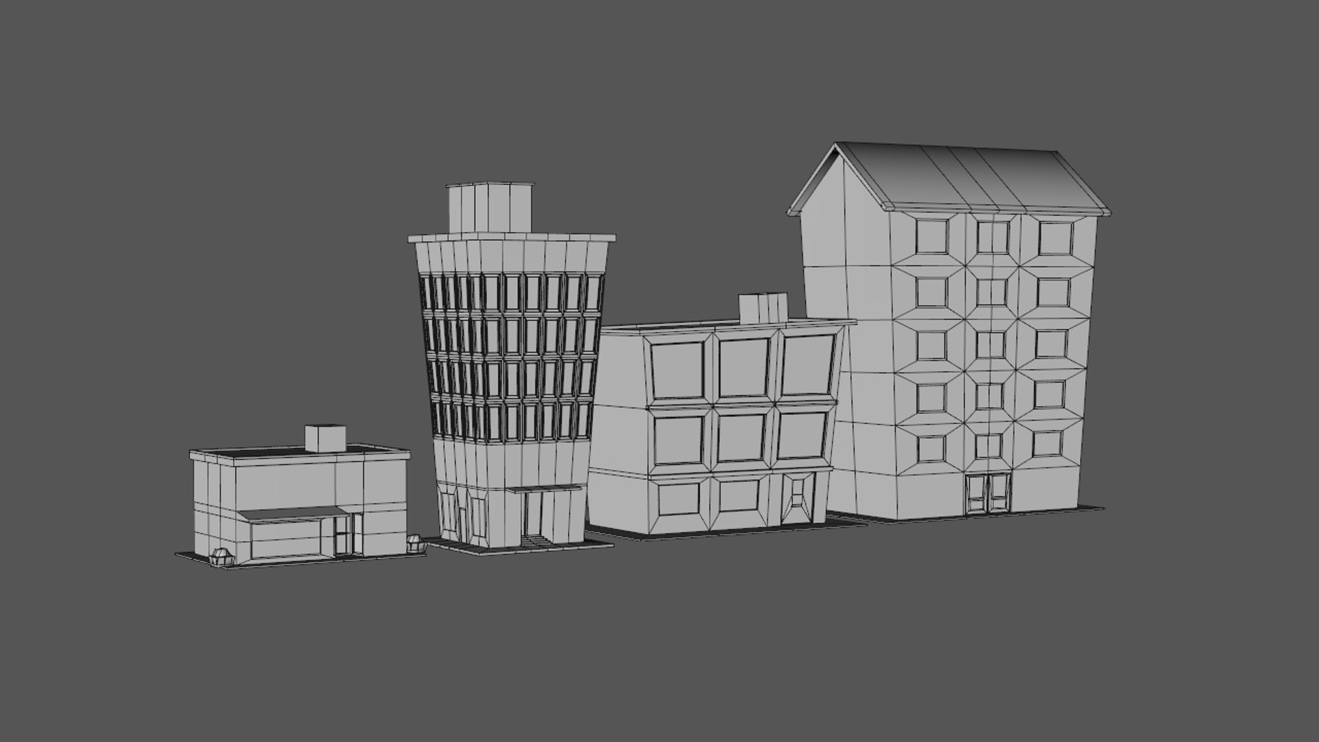 3d City Pack Model