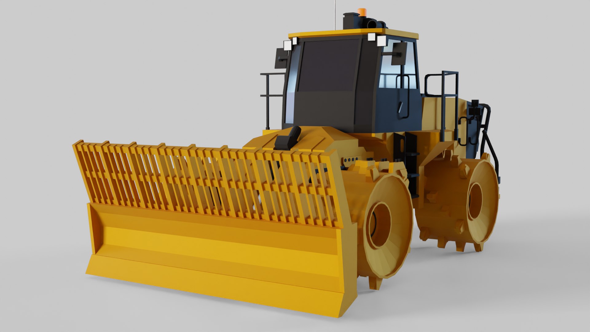 3D Landfill Compactor - Heavy Vehicle Model - TurboSquid 2421548
